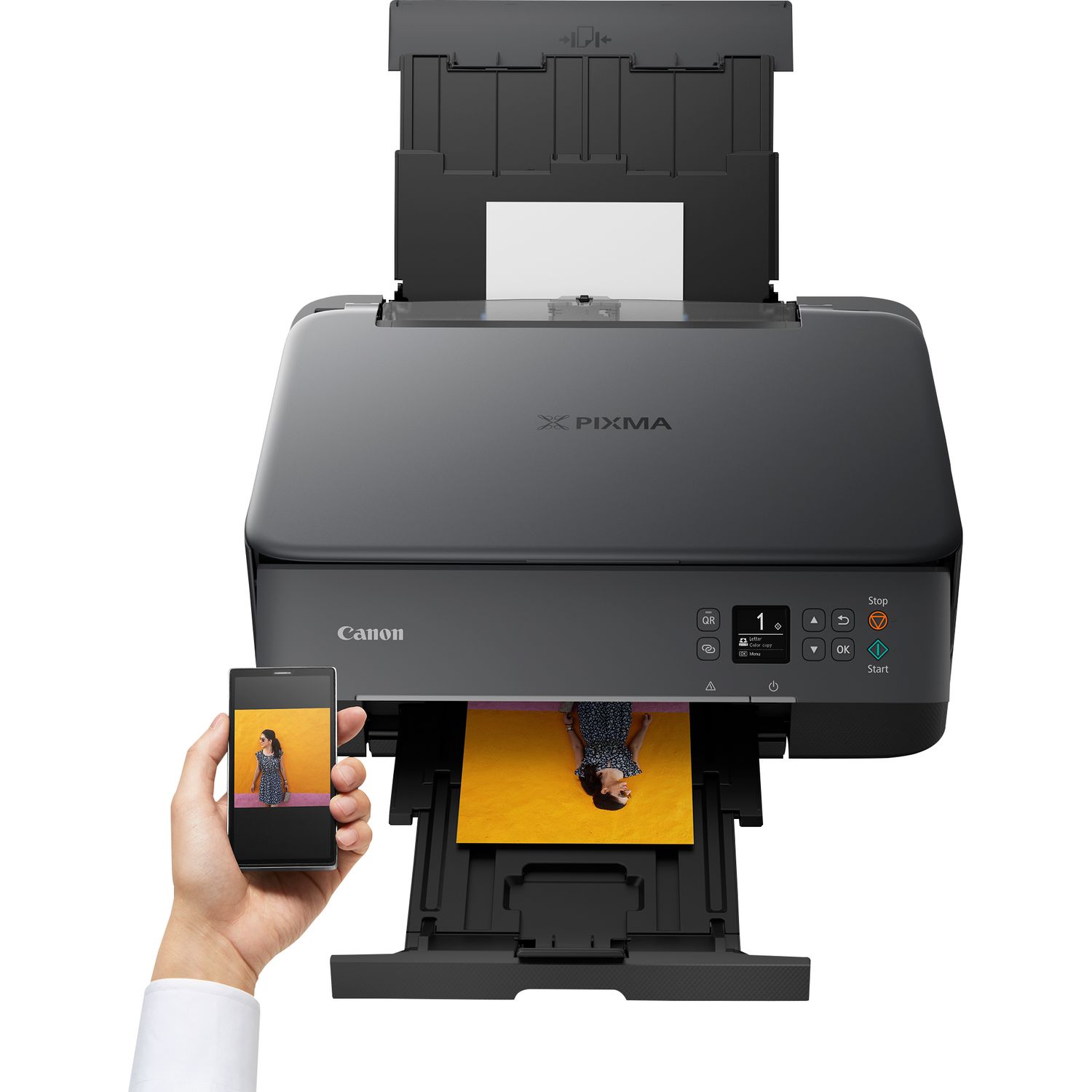 Canon PIXMA TS5350 Tintenstrahl-Multifunktionssystem, Schwarz in WLAN ... Canon PIXMA TS5350 Tintenstrahl-Multifunktionssystem, Schwarz in WLAN ...