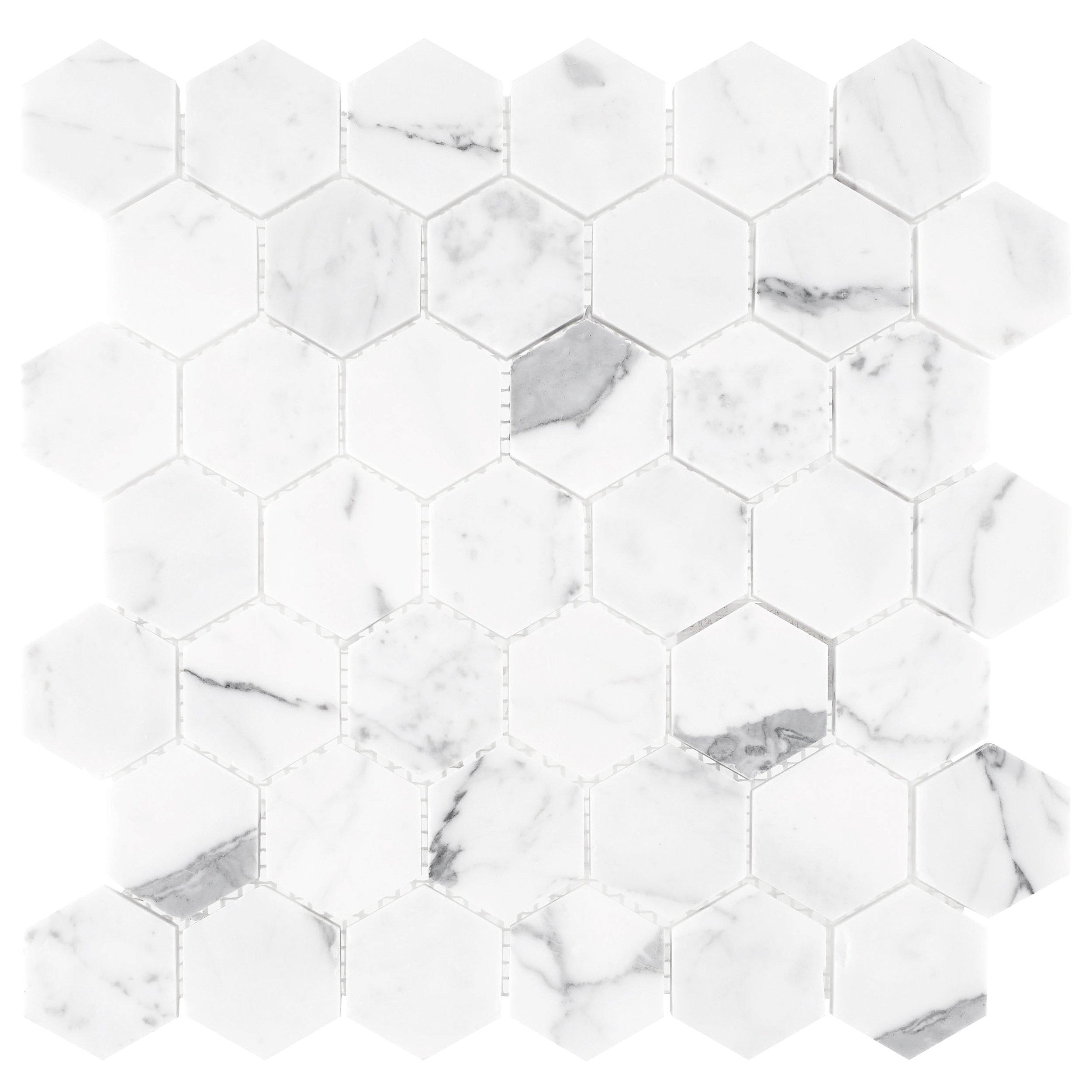 Volakas Honed Marble Tile - 4 x 16 - 100569177 | Floor and Decor